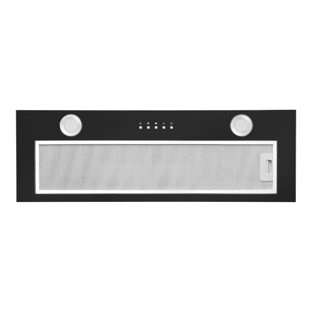 90cm Undermount Rangehood - Black | WRU90CB-L